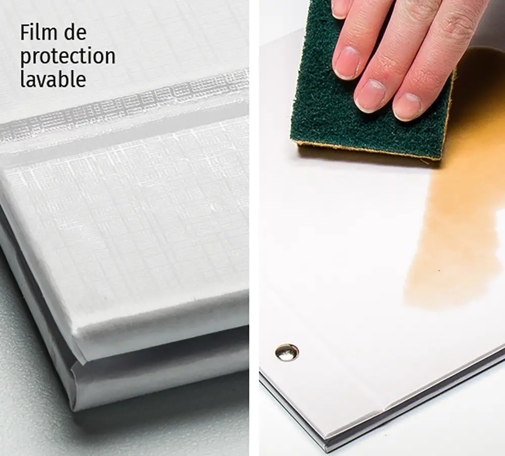 Room directory Carré Reliure vis Lille | Impression Menu